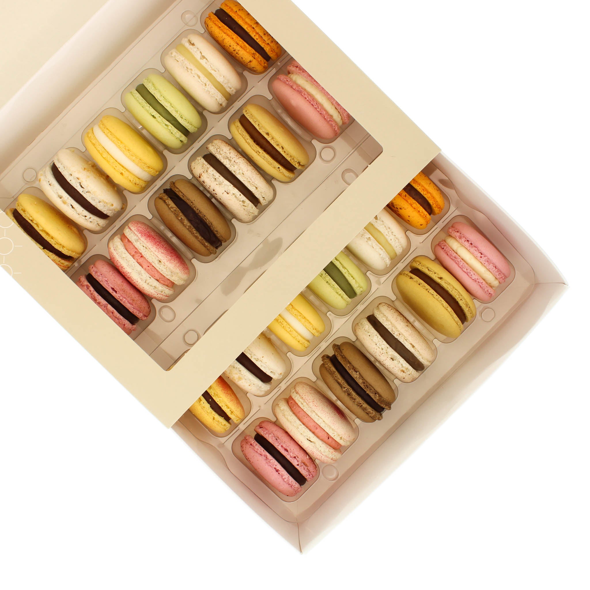 Signature Macaron Gift Box (Box of 24) | Macarons & More